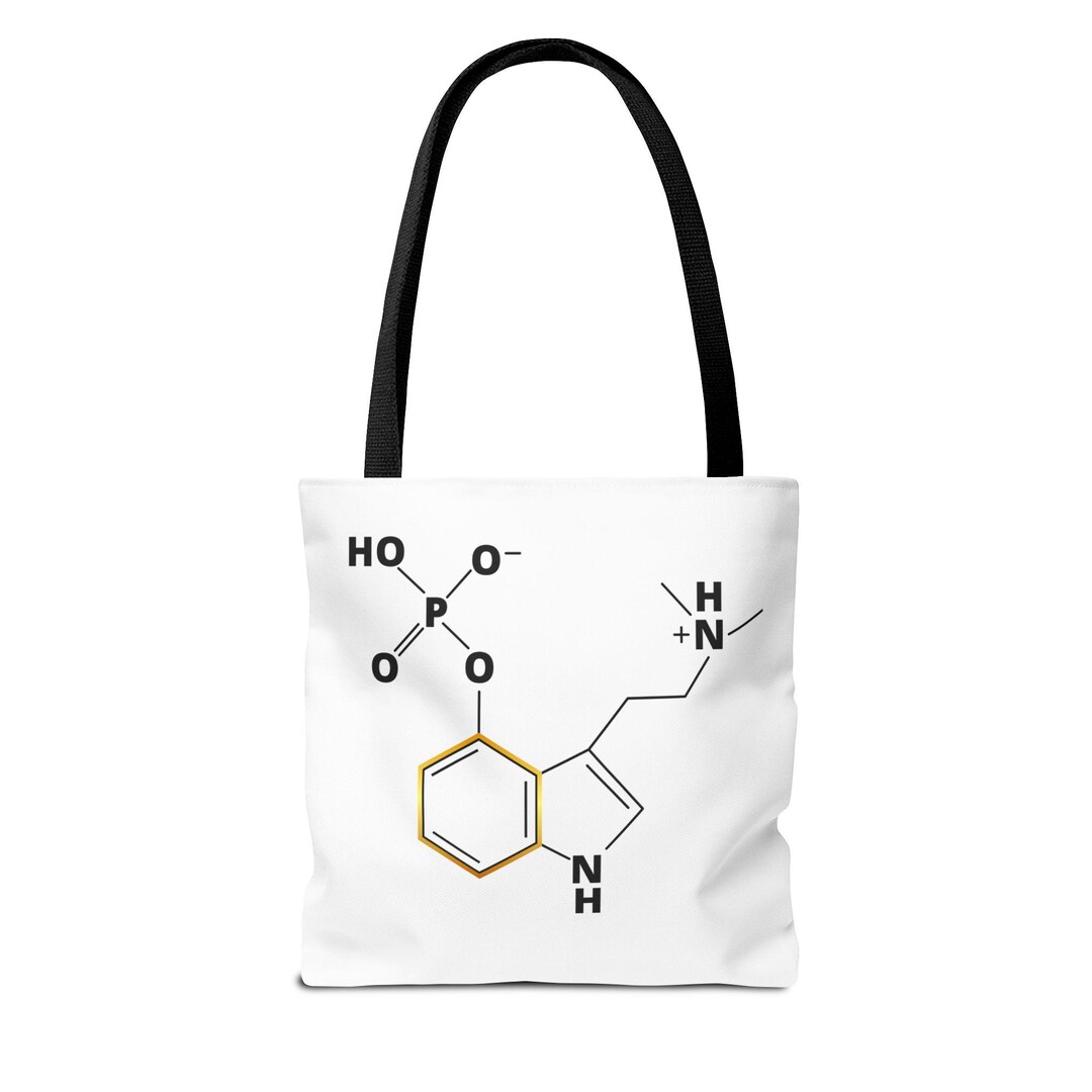 Psilocybin and DMT Molecule Tote Bag AOP - Etsy