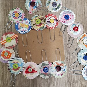 Set of 10 Handmade Jumbo Paperclip Bookmarks – Perfect Gifts for ...