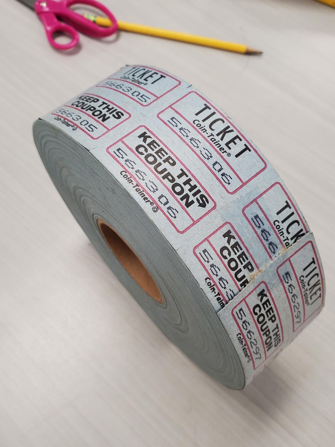 Vintage Paper Raffle Tickets From the Roll – Perfect for Journals, Home ...