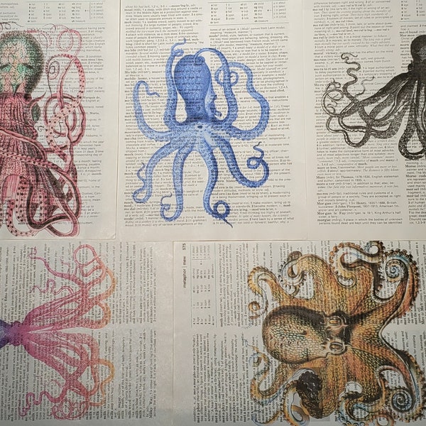 Dictionary Drawing - Etsy