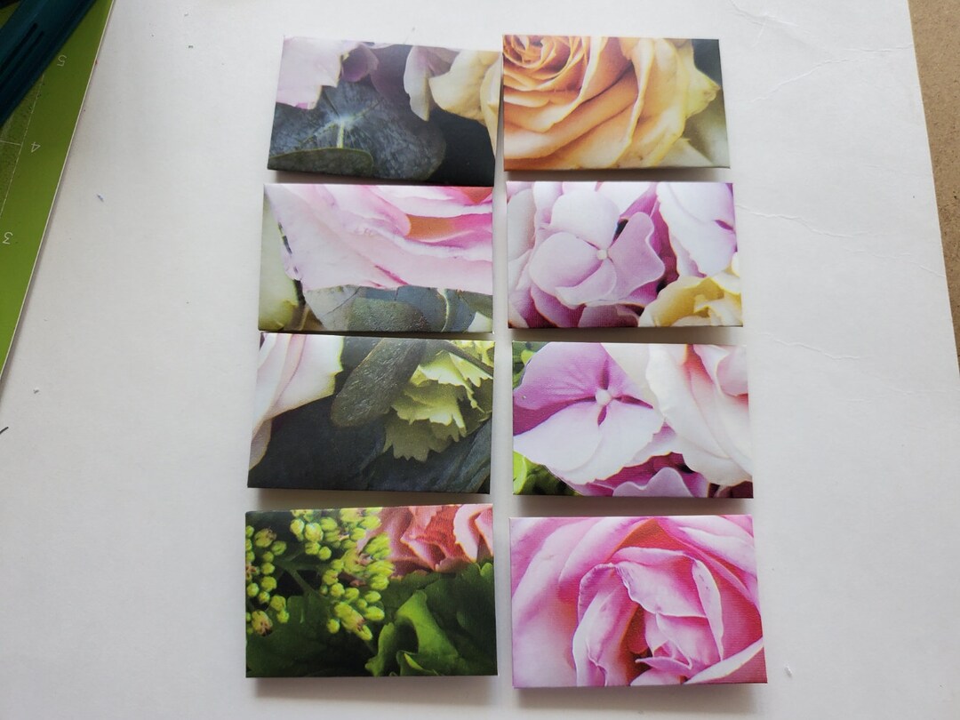 Floral Obsession Mini Tuck-in Envelopes With Blank White Cards Closes ...