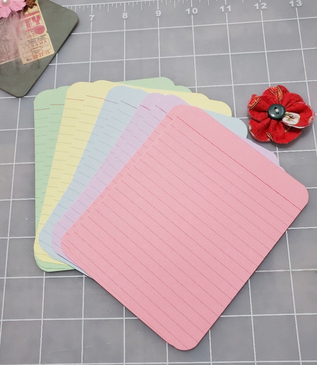 Index Card Journaling Tags Scrapbook Embellishment, Large Set of 30 - Etsy