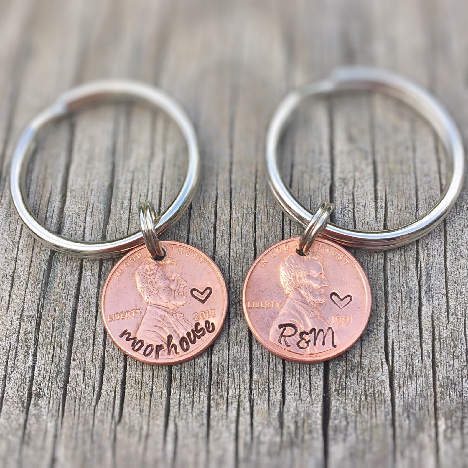 His and Hers Couples Key Chain Couple Key chain | Etsy