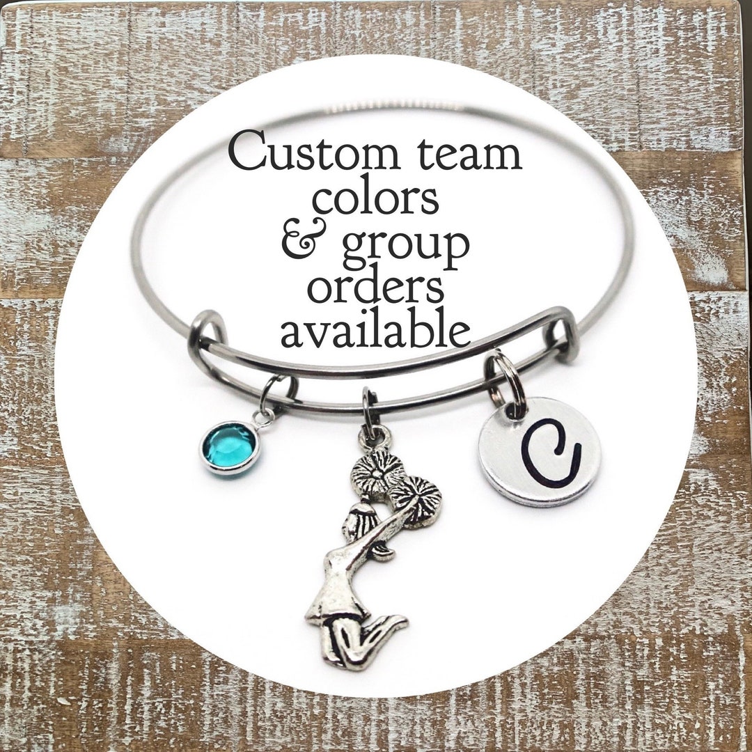 Cheerleading Gifts Personalized Cheer Bracelet Cheer Team Gifts - Etsy