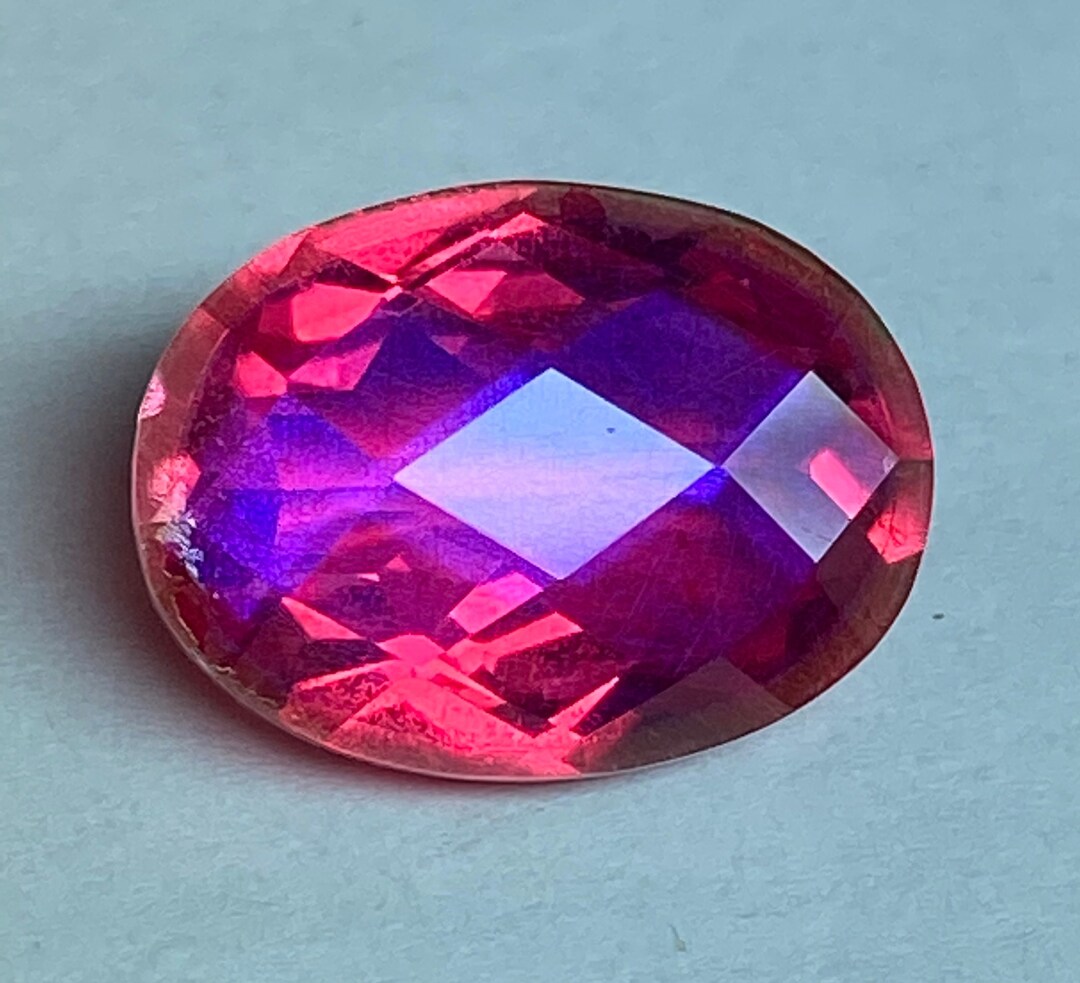 Large VS Quality 16x12 Mm Oval Volcano Quartz Doublet Loose Stone 11.00 ...