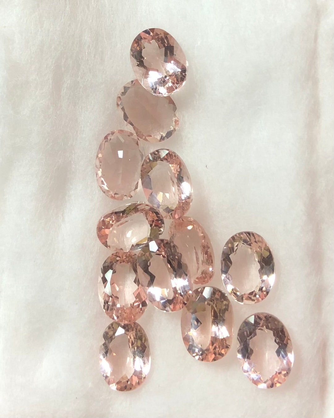 Gorgeous 8x6 Oval Genuine Morganite Nice Pink Color VS Clarity Loose ...