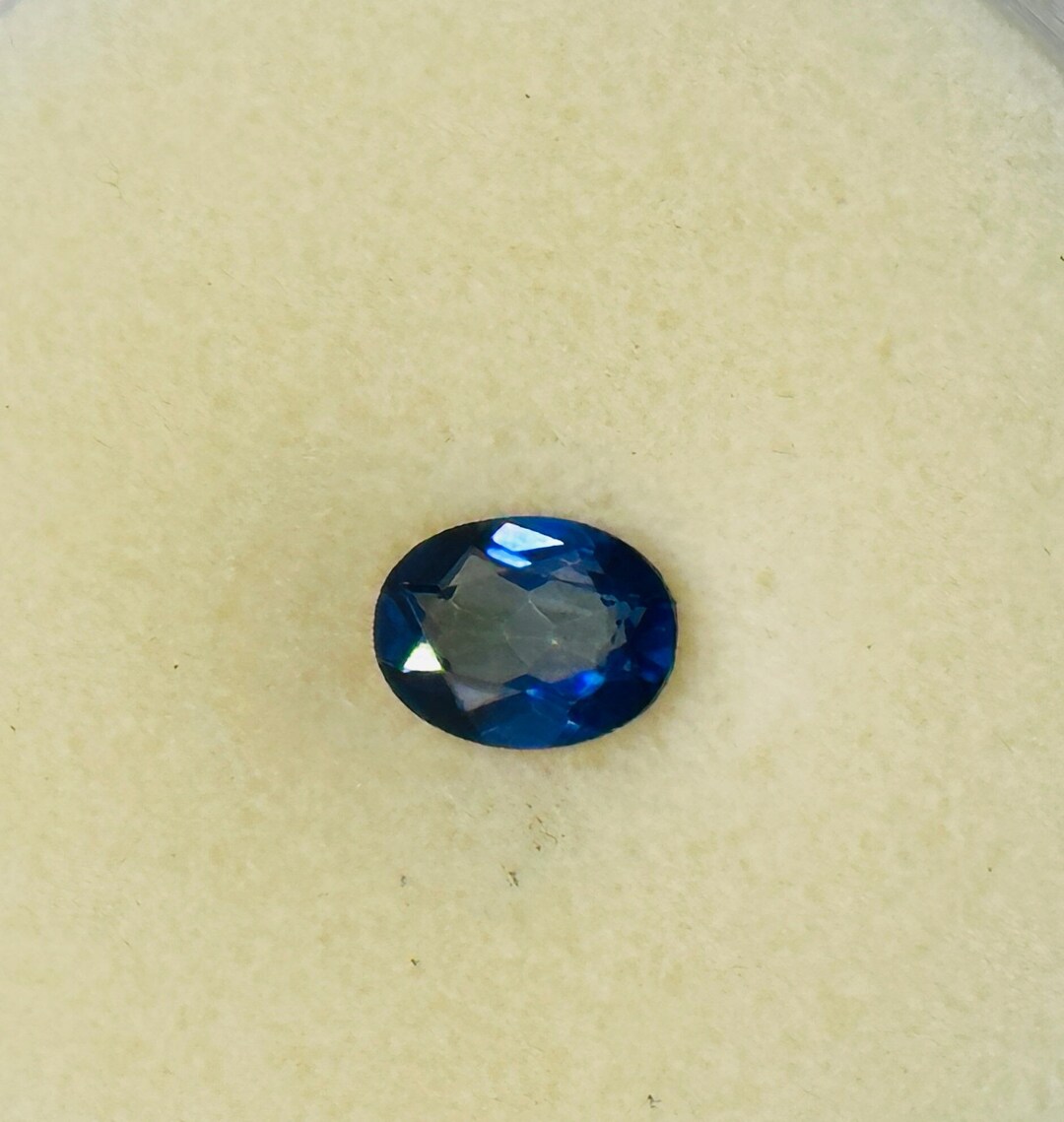 Stunning Concave Cut Natural Coated Blue Passion Topaz Oval Cut Loose ...