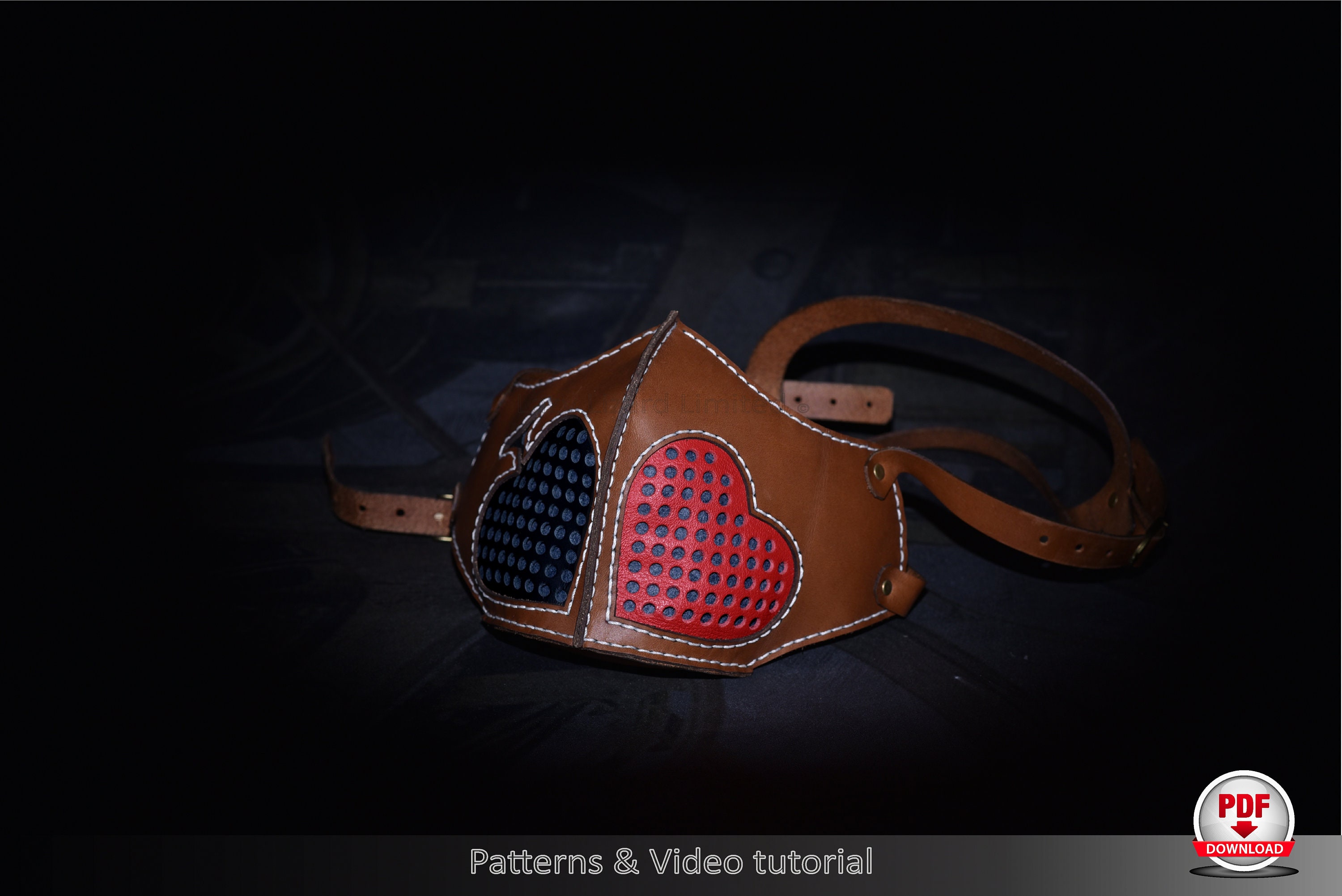 Leather Face Mask Pattern With Changeable Filter (PDF Pattern) - Etsy