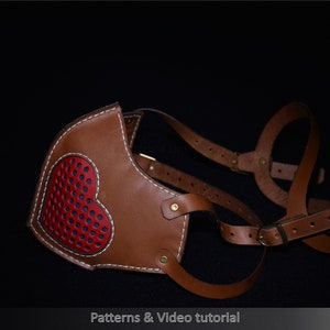 Leather Face Mask Pattern With Changeable Filter (PDF Pattern) - Etsy