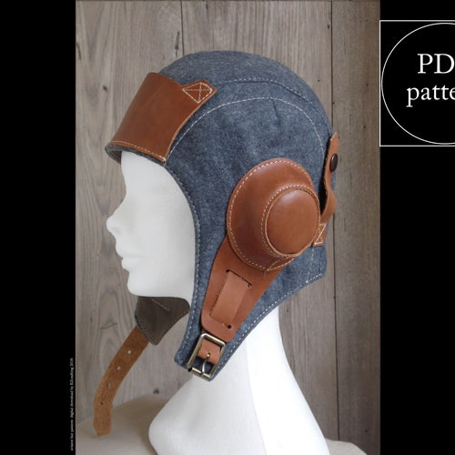 RAF Aircraft Inspired Aviator Hat Digital PDF Pattern Sewing - Etsy