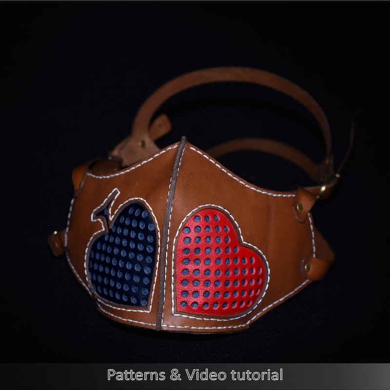 Leather Face Mask - Etsy