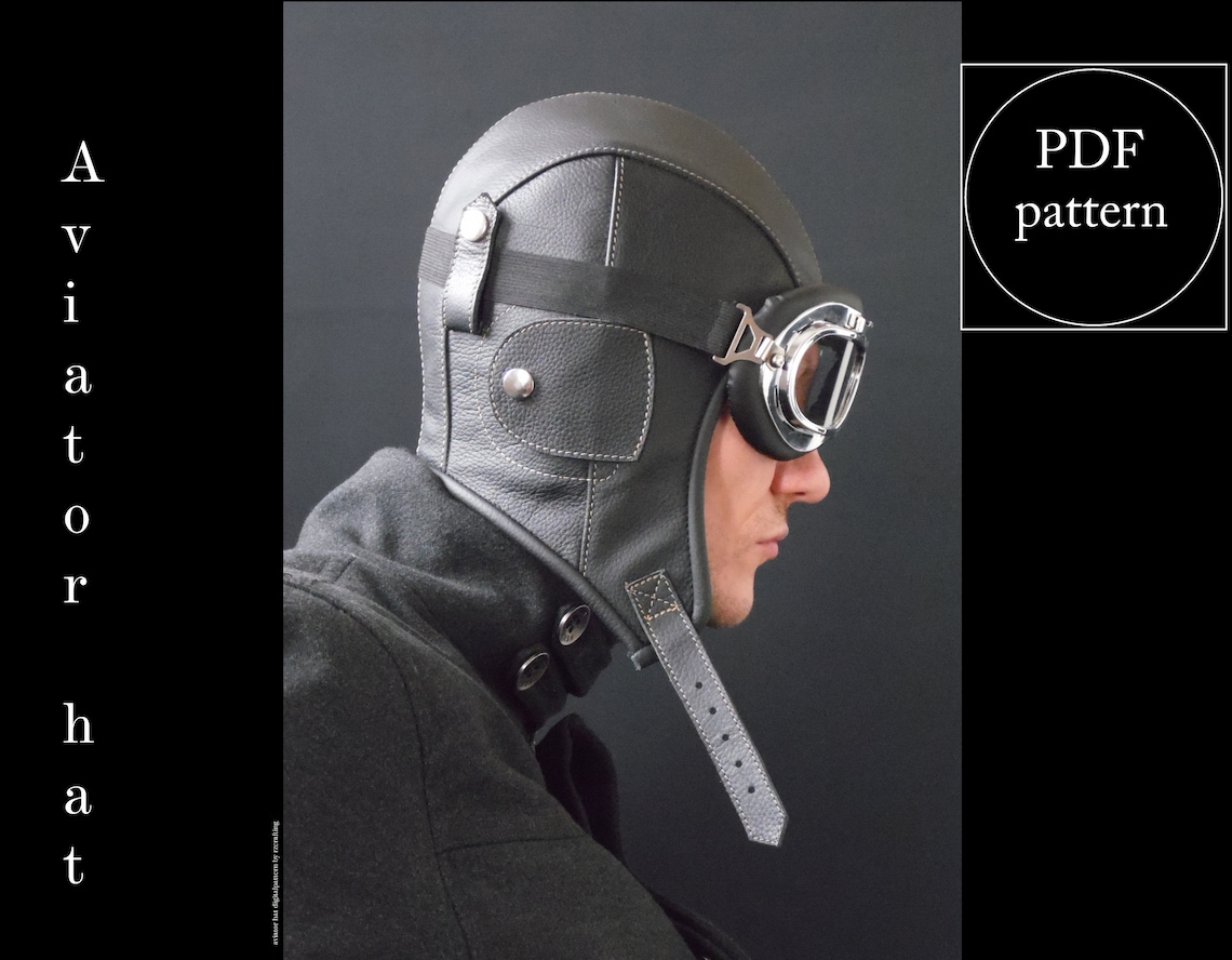 Aviator Hat Digital PDF Pattern Sewing Pattern Video - Etsy Ireland