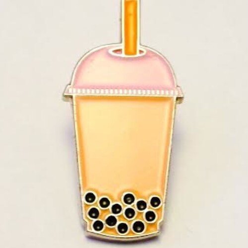 Classic Boba Tea Pin - Etsy