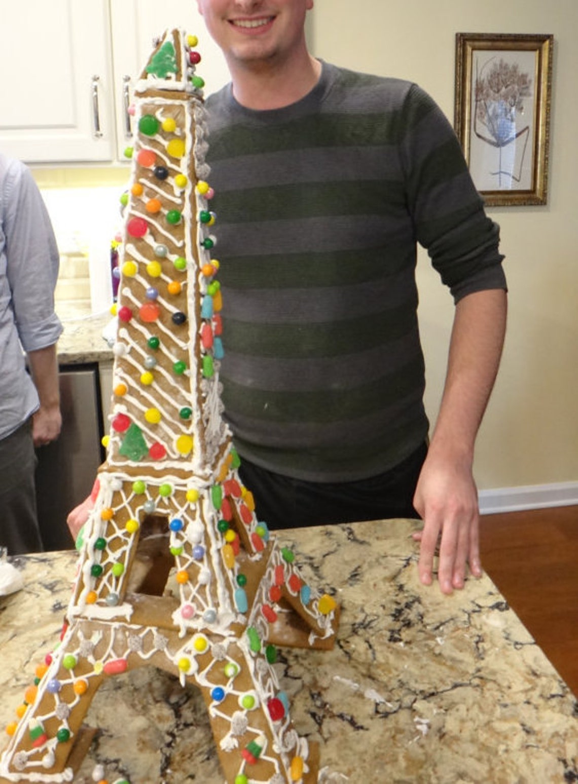 Eiffel Tower Gingerbread House Pattern Instant Download - Etsy