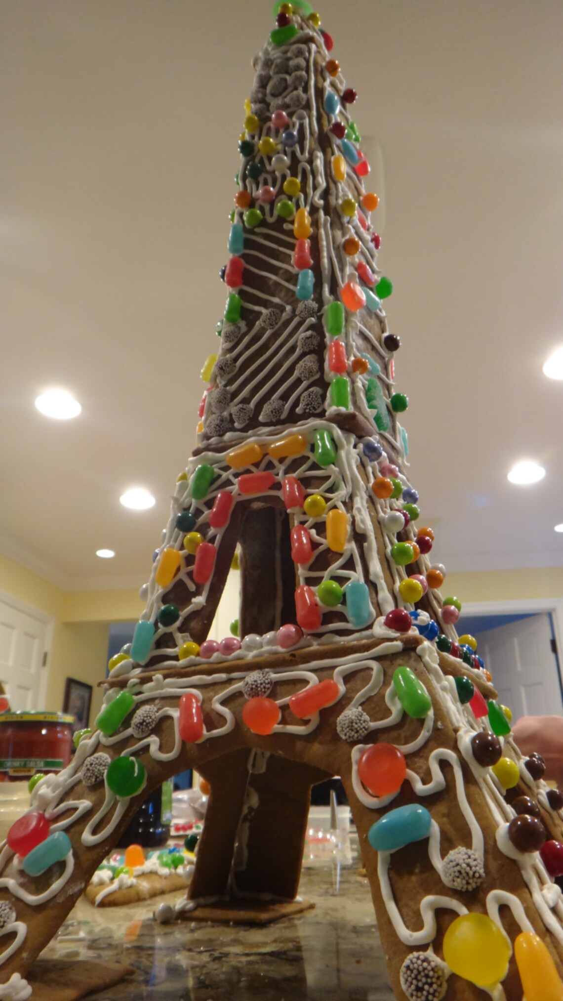 Eiffel Tower Gingerbread House Pattern Instant Download - Etsy