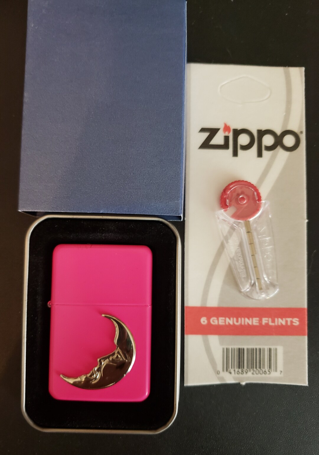 Custom Made Man on the Moon Emblem on a Neon Pink star - Etsy