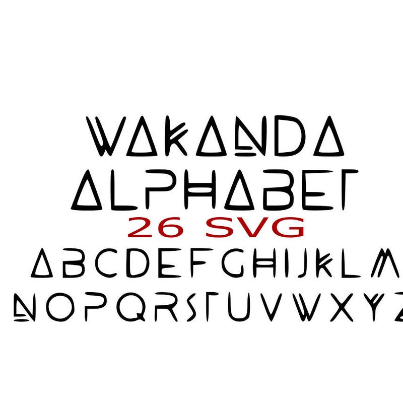 Wakanda Svg - Etsy