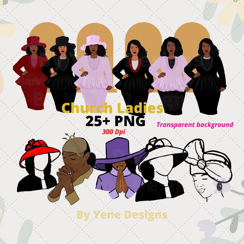 African American Church Clipart - Etsy