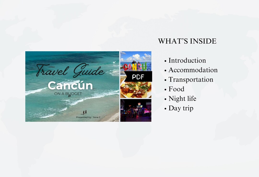 The Ultimate Mexico Travel Guide / Cancun Travel Guide/cost of Living ...