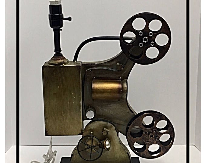 Metal Vintage Film Projector Lamp - Etsy