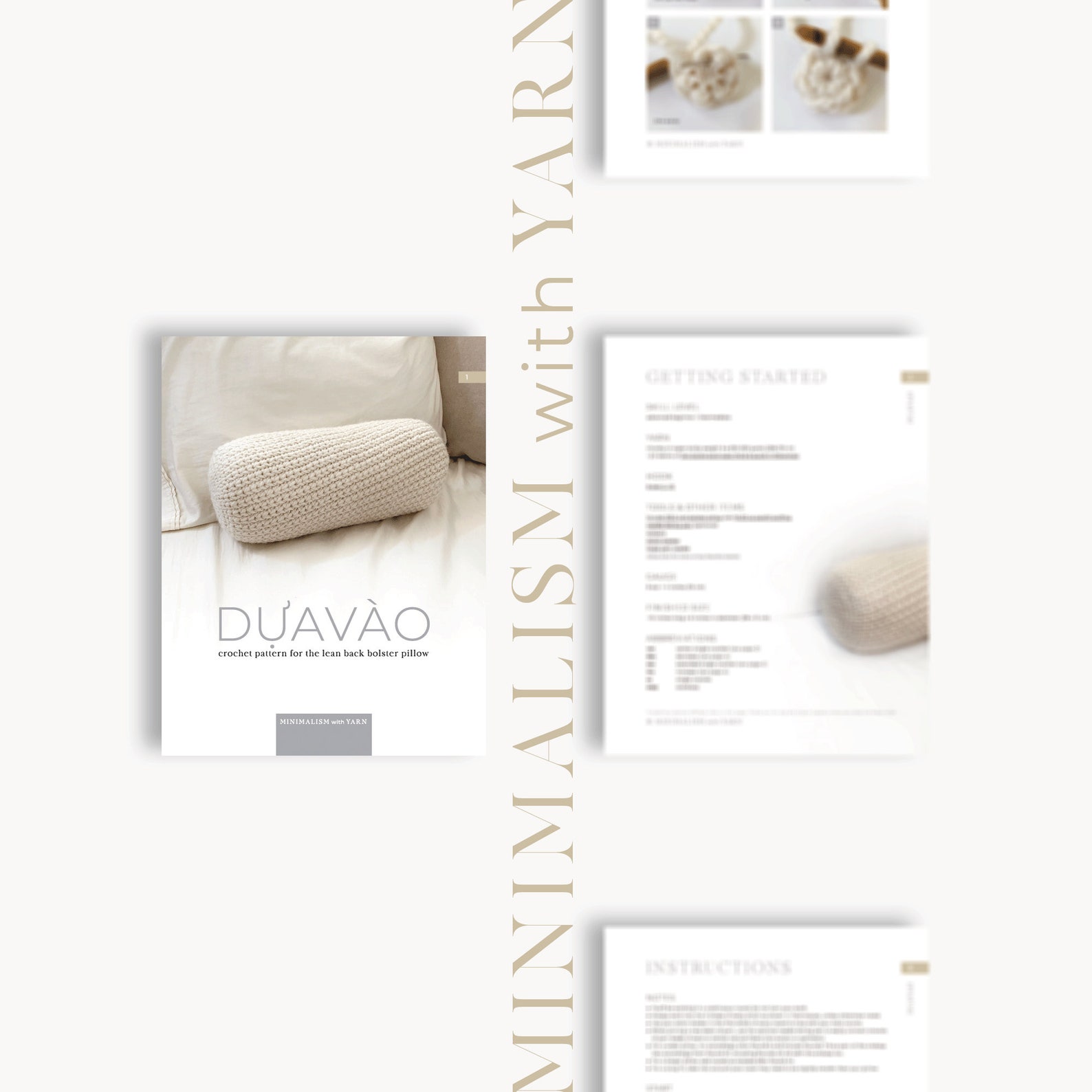 Lean Back Bolster Pillow Customizable Crochet Pattern the - Etsy