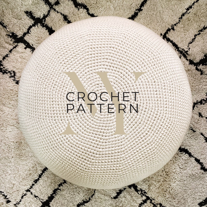 Crochet Ottoman Pattern - Etsy