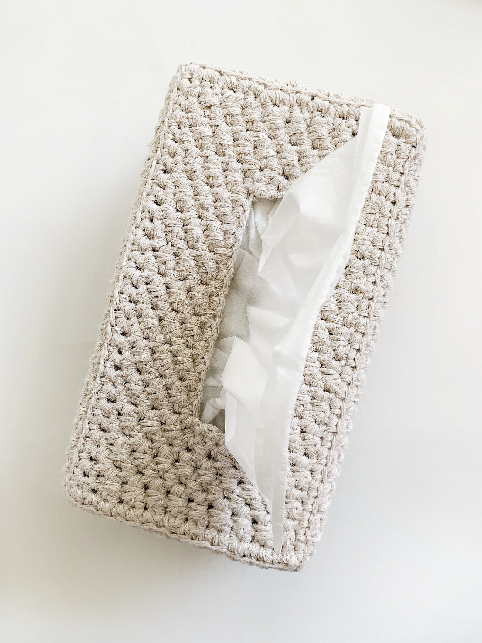 Tissue Box Cover for Flat Rectangular Boxes ~ Crochet Pattern ~ the ...
