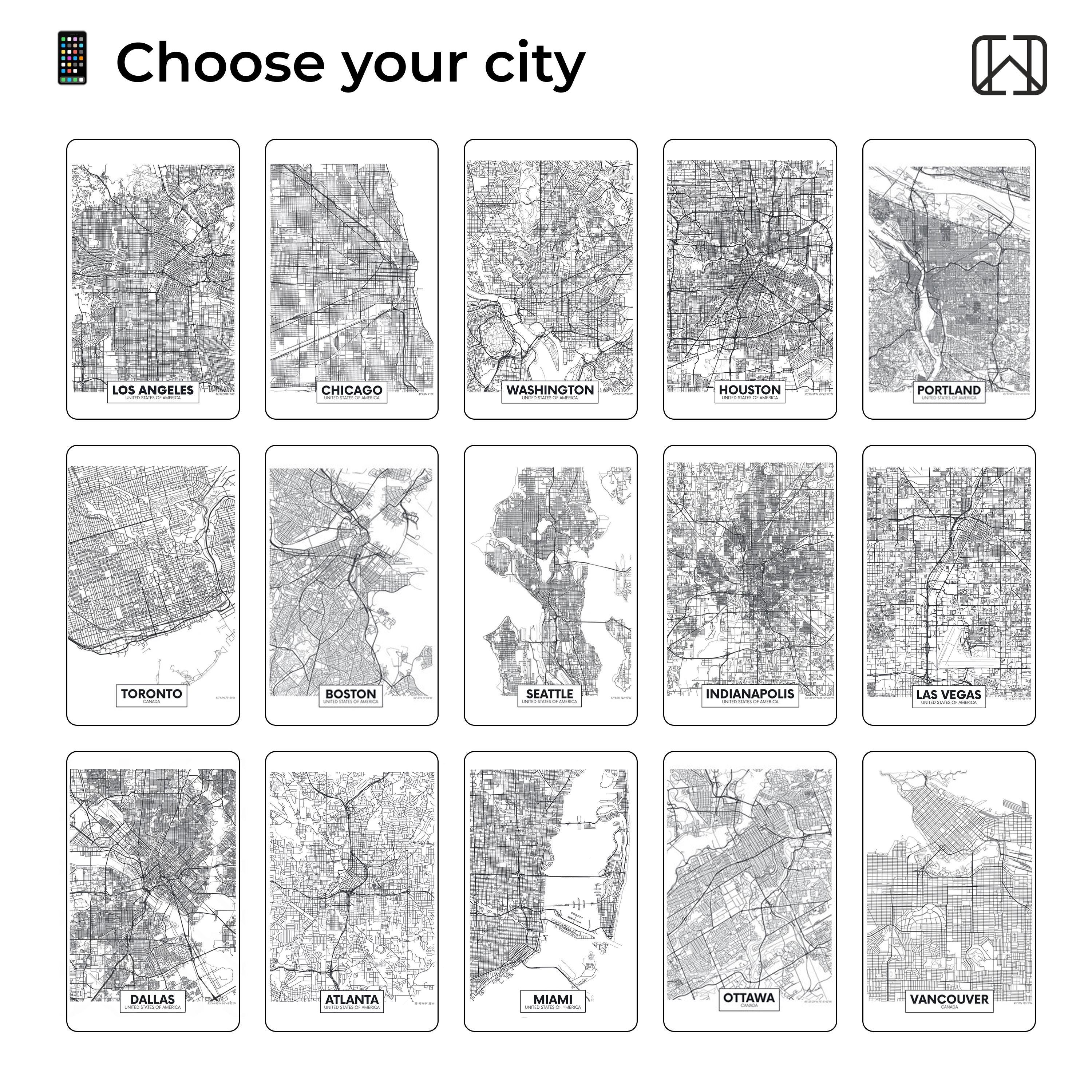 City Map - Real Wood Case for Motorola - Moto G Stylus 5G, Moto G14 ...