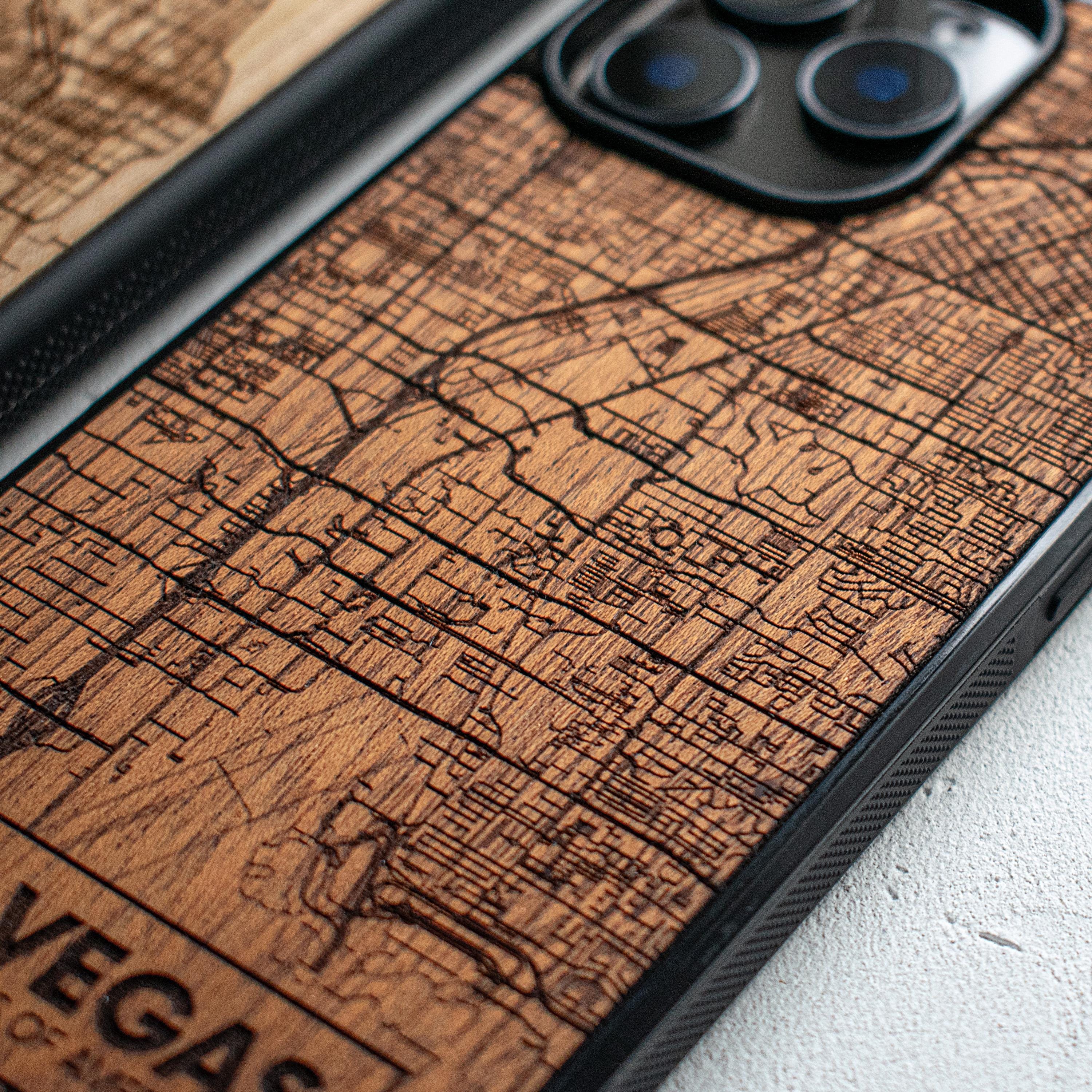 City Map - Real Wood Case for Motorola - Moto G Stylus 5G, Moto G14 ...
