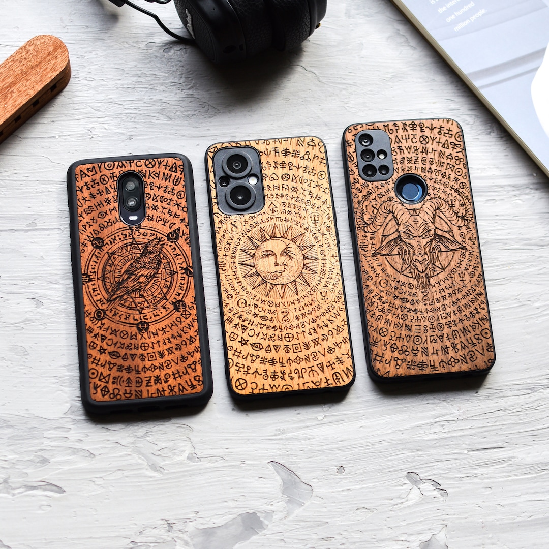 Real Wood Oneplus Phone Case for Ace 2, Ace 30, Nord 3, Nord 20, Nord ...