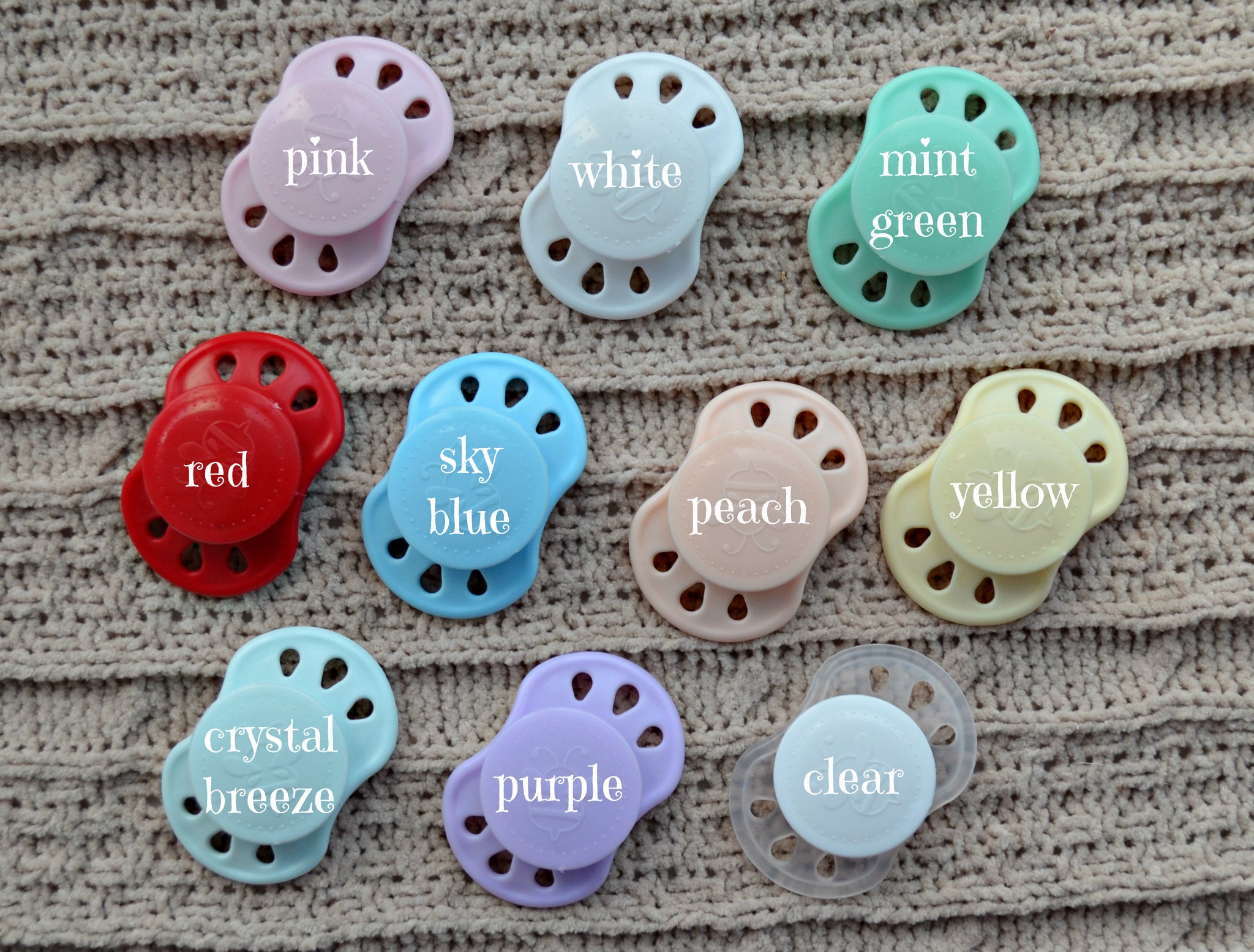 HONEYBUG "sweetdreams Preemie" Pacifier (magnetic) Made to Order for ...