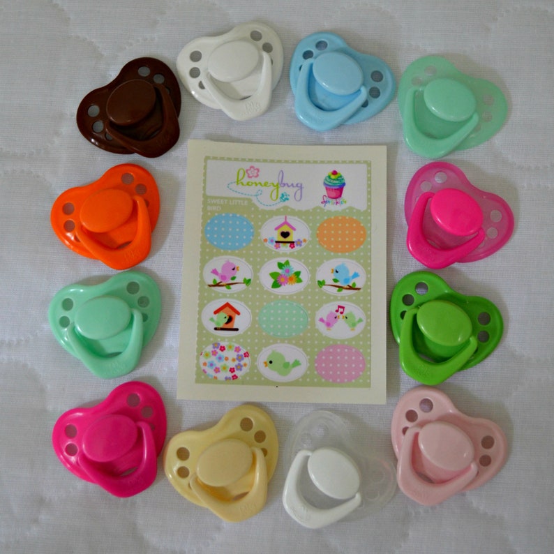 Birds Honeybug KIT Makes 12 Magnetic Pacifiers for REBORN - Etsy