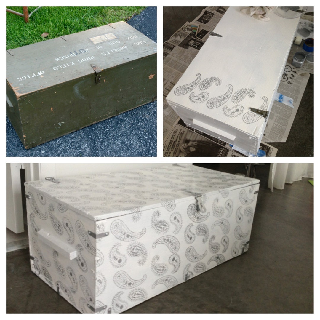 Refurbished Trunk; Mosaic Table; Conventional Picture Frame - Etsy