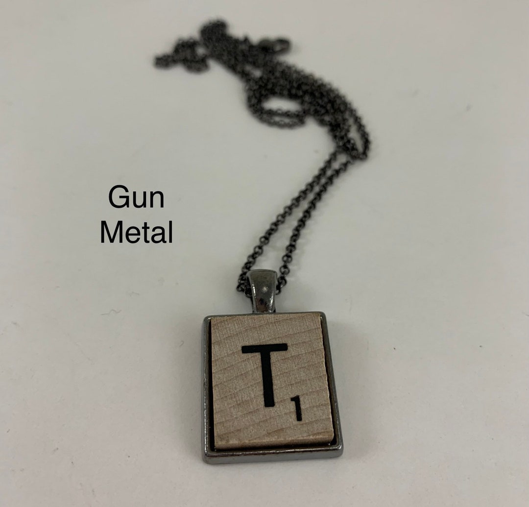 Scrabble Tile Necklace A-Z - Perfect Gift - Game Lover - Etsy