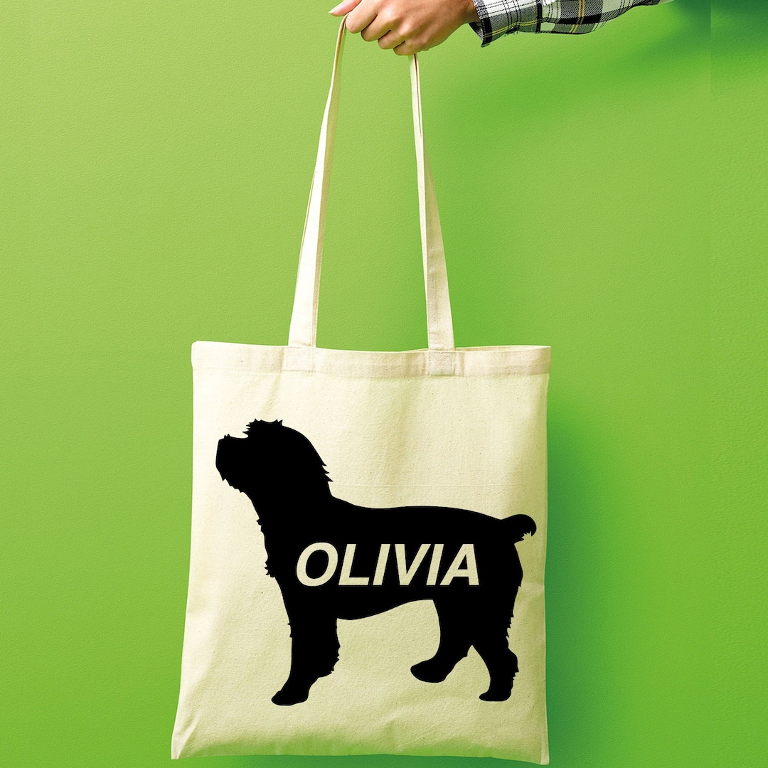 Cockapoo Tote Bag, Cockapoo Gifts, Personalised Tote Bag, Canvas Tote ...