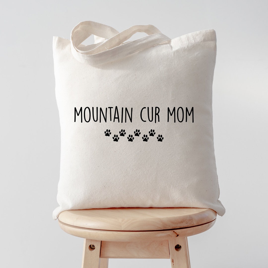 Mountain Cur Tote Bag, Mountain Cur Mom, Mountain Cur Mum, Cur Gifts ...