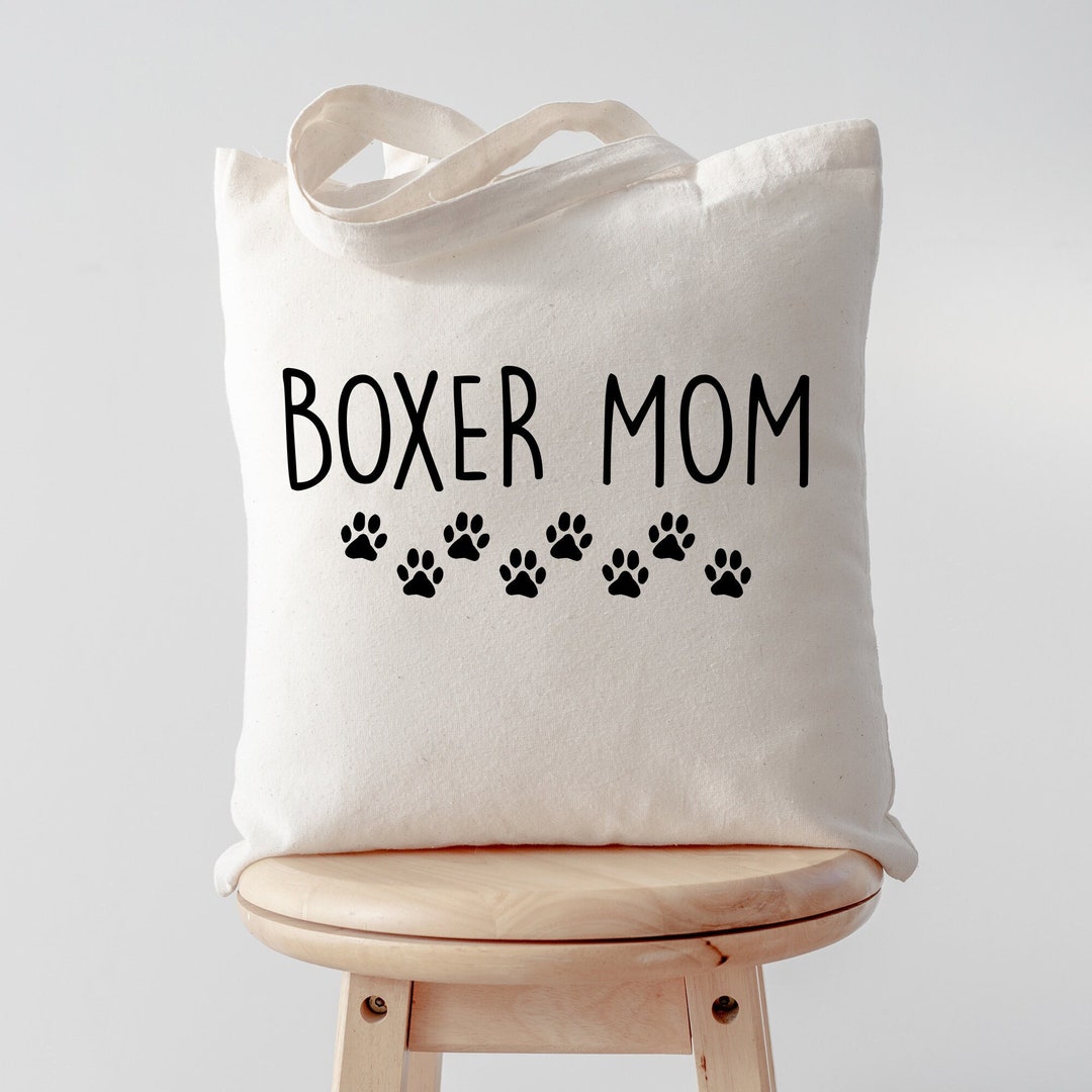 Boxer Tote Bag, Boxer Mom, Boxer Mum, Boxer Gifts, Boxer Tote, Boxer ...