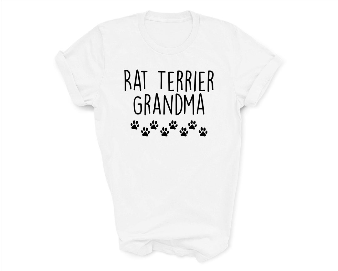 Rat Terrier Grandma Shirt, Rat Terrier Grandma, Rat Terrier Gift, Rat ...