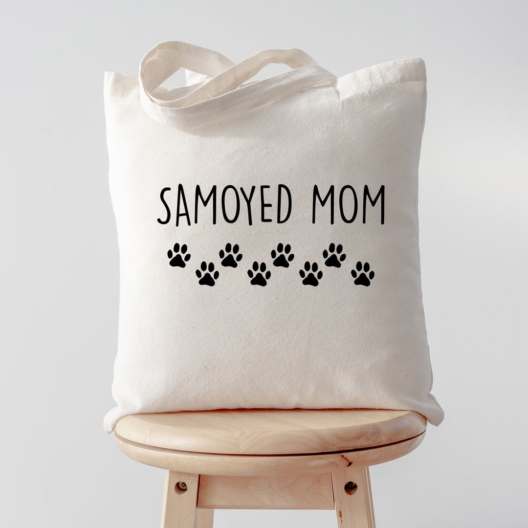 Samoyed Tote Bag, Samoyed Mom, Samoyed Gifts, Samoyed Tote, Samoyed Mom ...