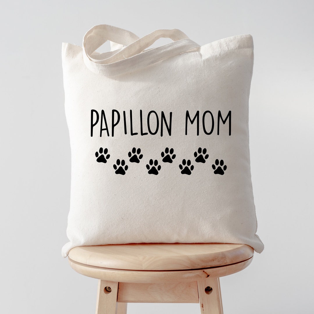 Papillon Tote Bag, Papillon Mom, Papillon Mum, Papillon Gifts, Papillon ...