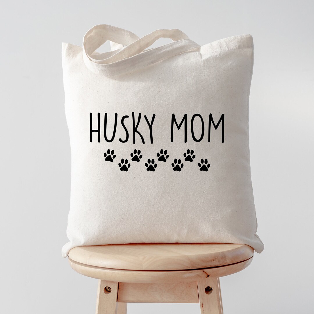 Husky Tote Bag, Husky Mom, Husky Mum, Husky Gift, Husky Tote, Husky Bag ...