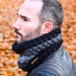Crochet Cowl Pattern Greystoke Cowl PDF + Video Tutorial // Snood ...
