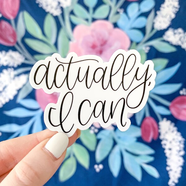 Actually I Can - Etsy