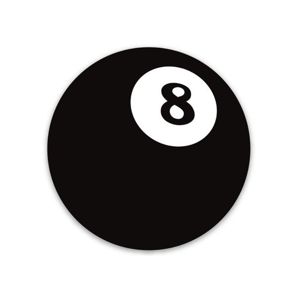 8 Ball Decal - Etsy