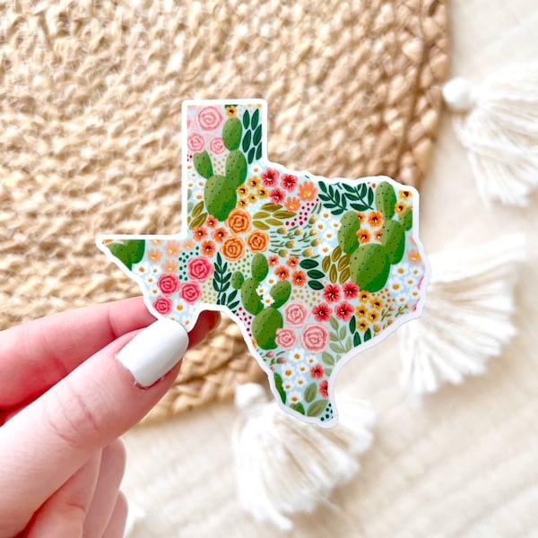 Texas Sticker - Etsy