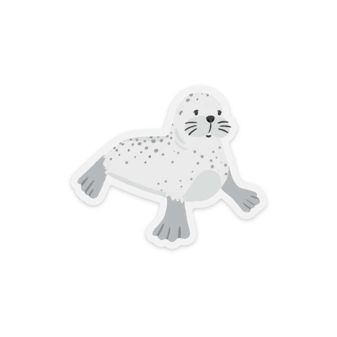 Clear Sea Lion Sticker, 3×2.5in. - Etsy