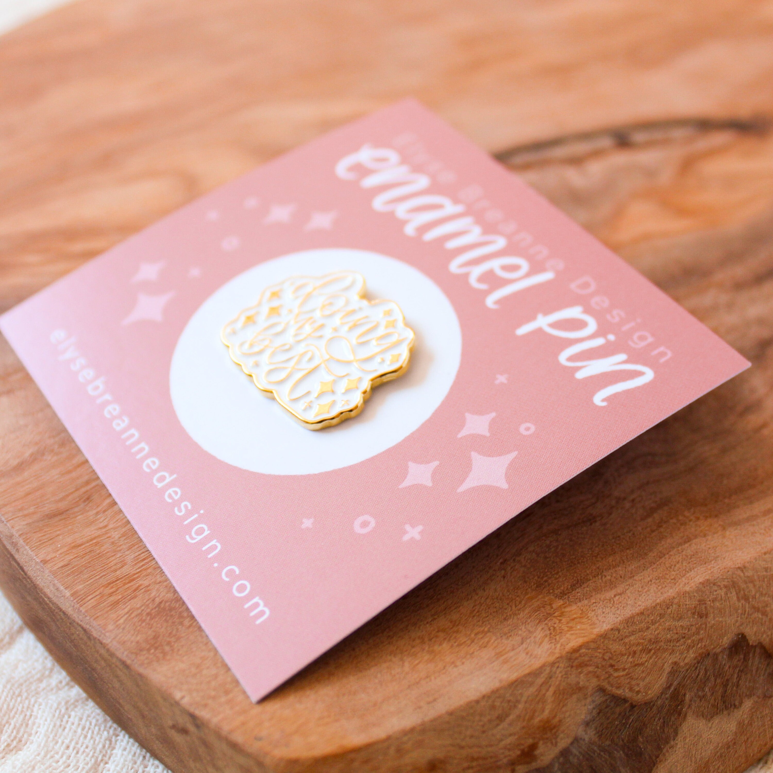 Doing My Best Enamel Pin 1x1 In. - Etsy