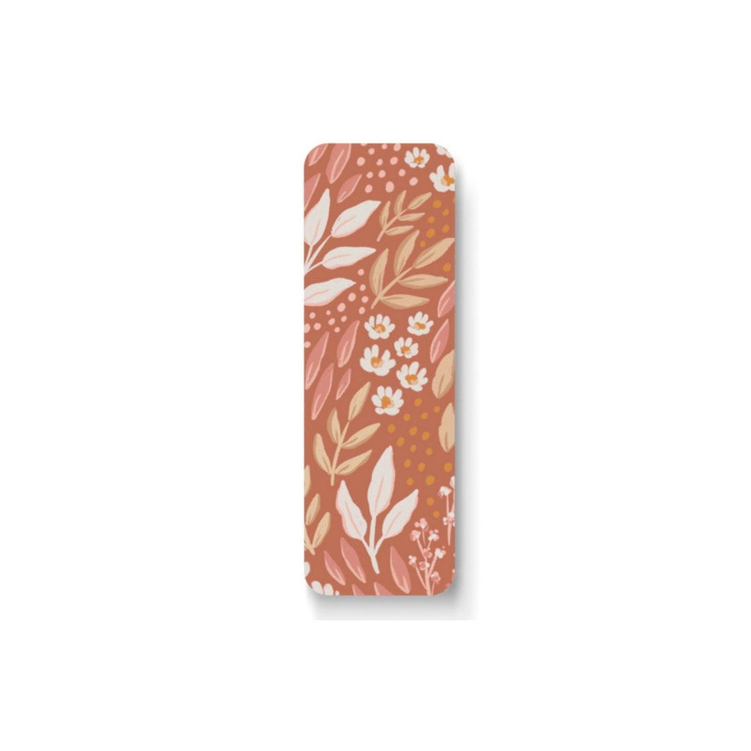 Boho Pink Floral Bookmark - Etsy