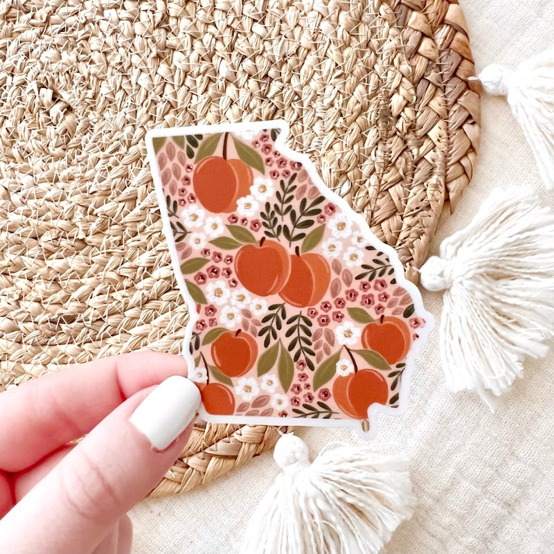 Georgia Peach Svg - Etsy
