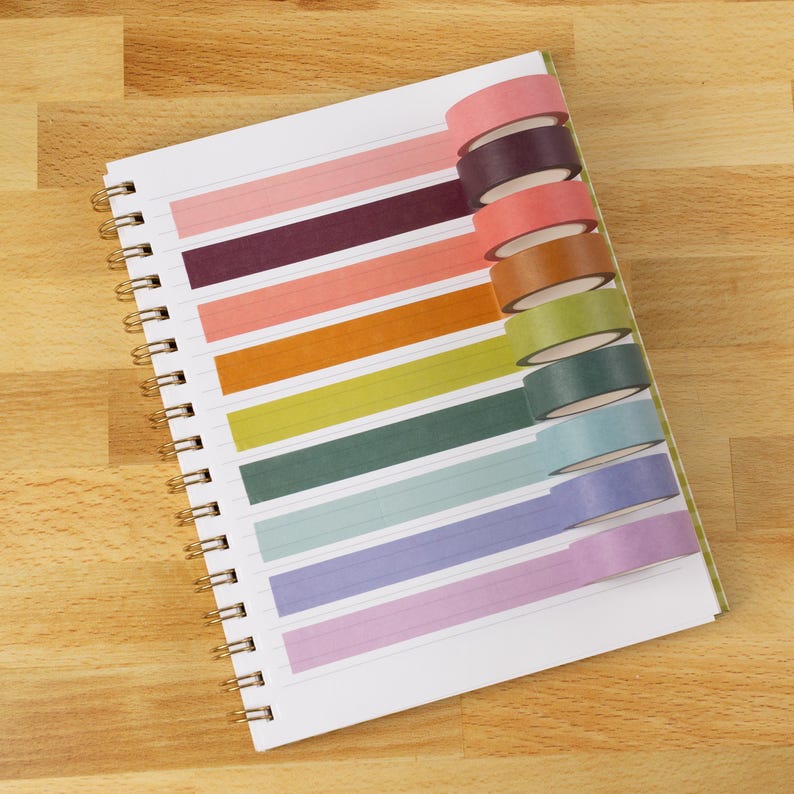 Vibrant Solid Color Washi Tape | Scrapbooking, Letters, Note Taking ...